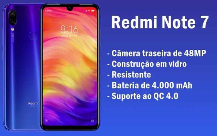 Redmi Note 7 - Preço, ficha técnica e onde comprar - Celulares Chineses