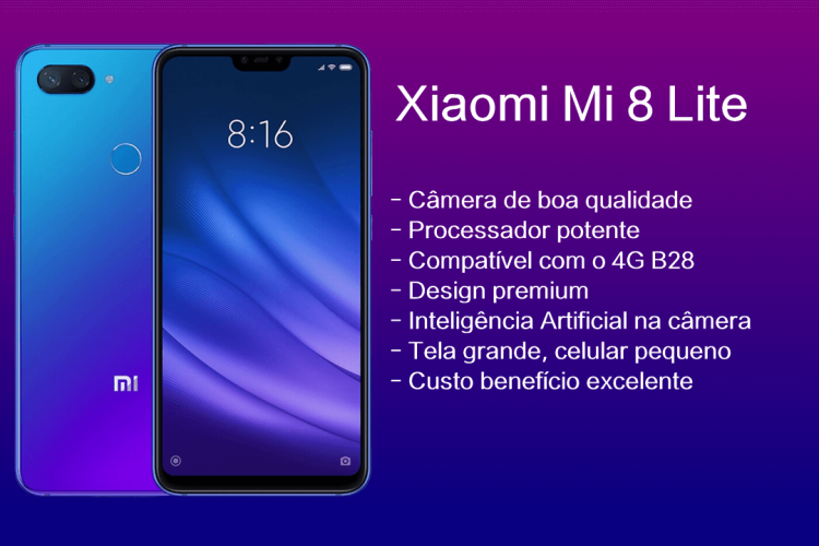 Xiaomi Mi 8 Lite - Preço, ficha técnica e onde comprar - Celulares Chineses